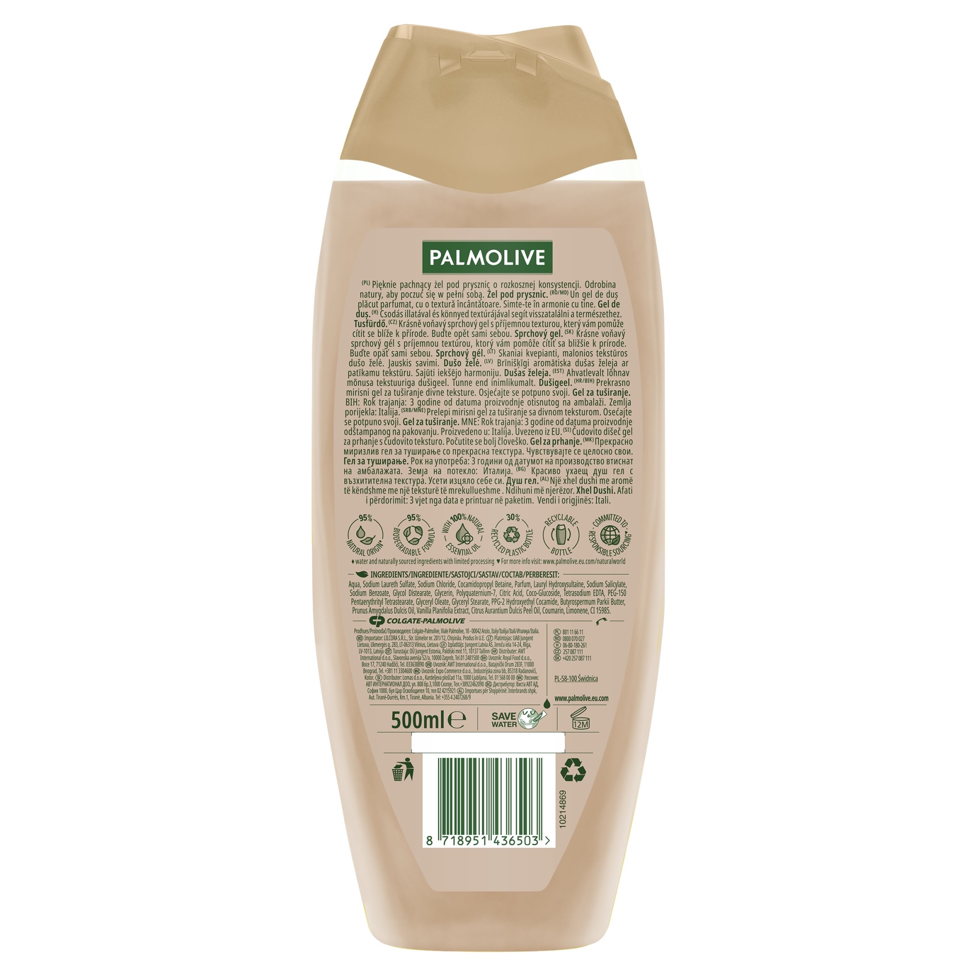 Gel de dus Palmolive Thermal Spa Smooth Butter, 500 ml - eMAG.ro