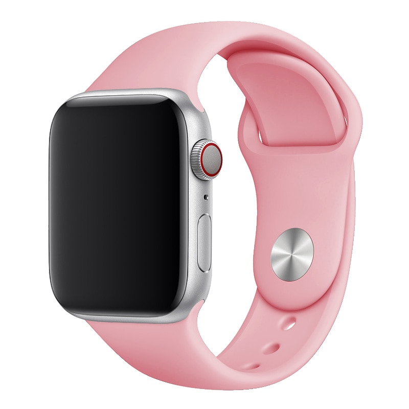 Curea silicon KD Home® compatibila Apple Watch 1/2/3/4/5/6, 40 mm, Roz ...