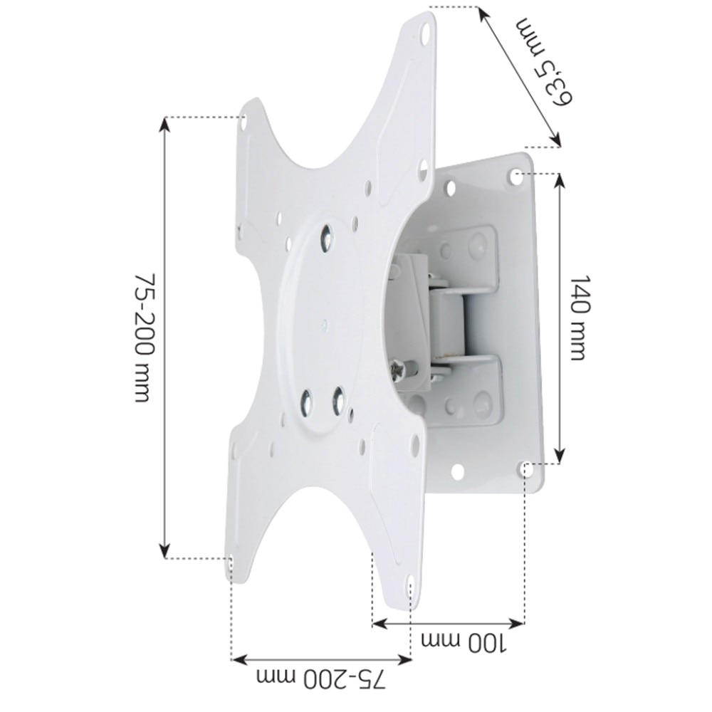 Suport TV de perete, 1 articulatie, reglabil, 19-37 inch(48cm-94cm ...