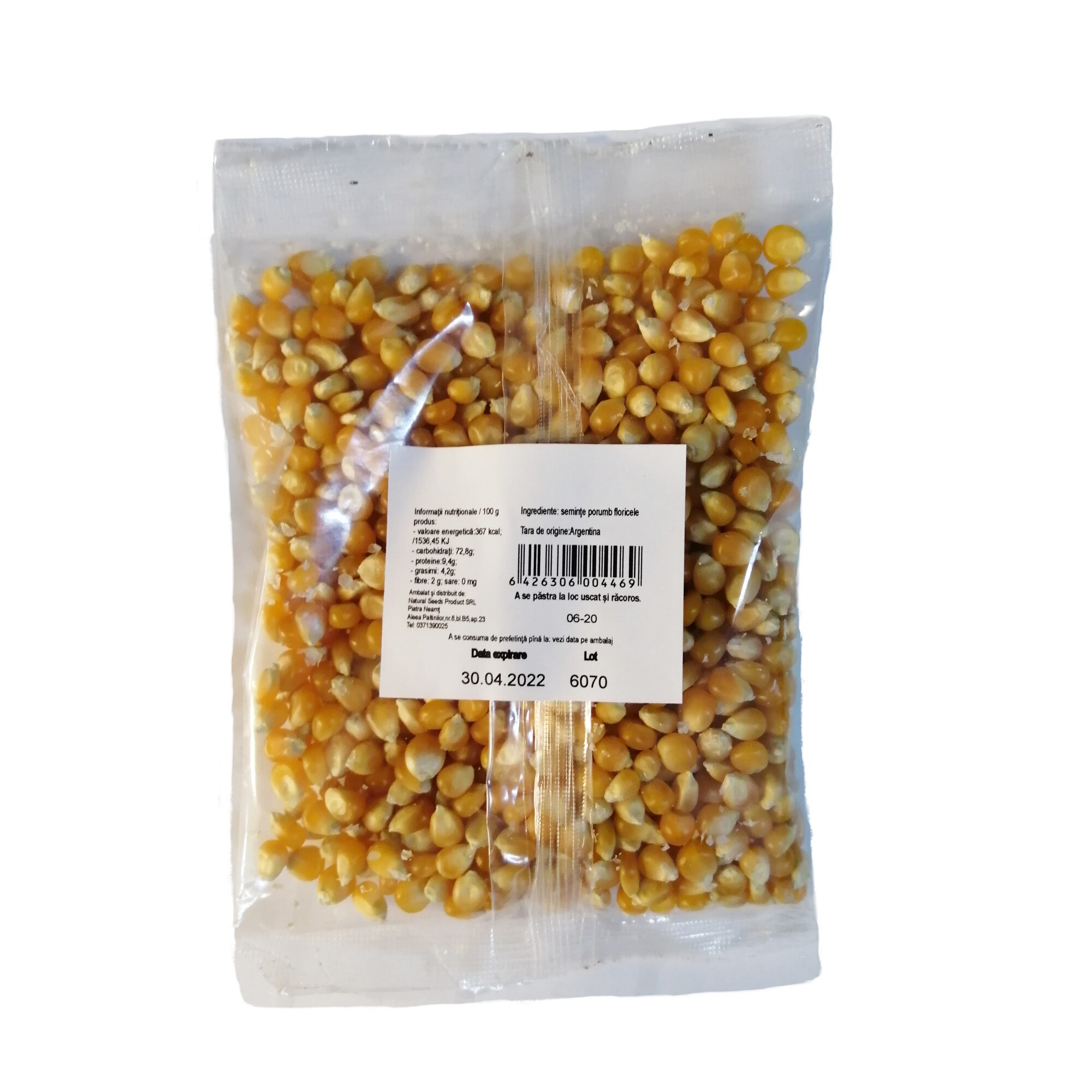 Popcorn seminte 500 gr, Natural Seeds Product - eMAG.ro