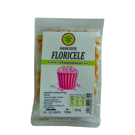 Popcorn seminte 500 gr, Natural Seeds Product - eMAG.ro