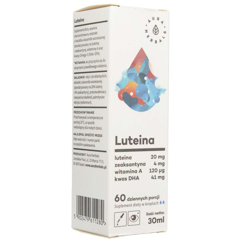 Supliment alimentar Aura Herbals Luteina + Vitamina A + DHA ...