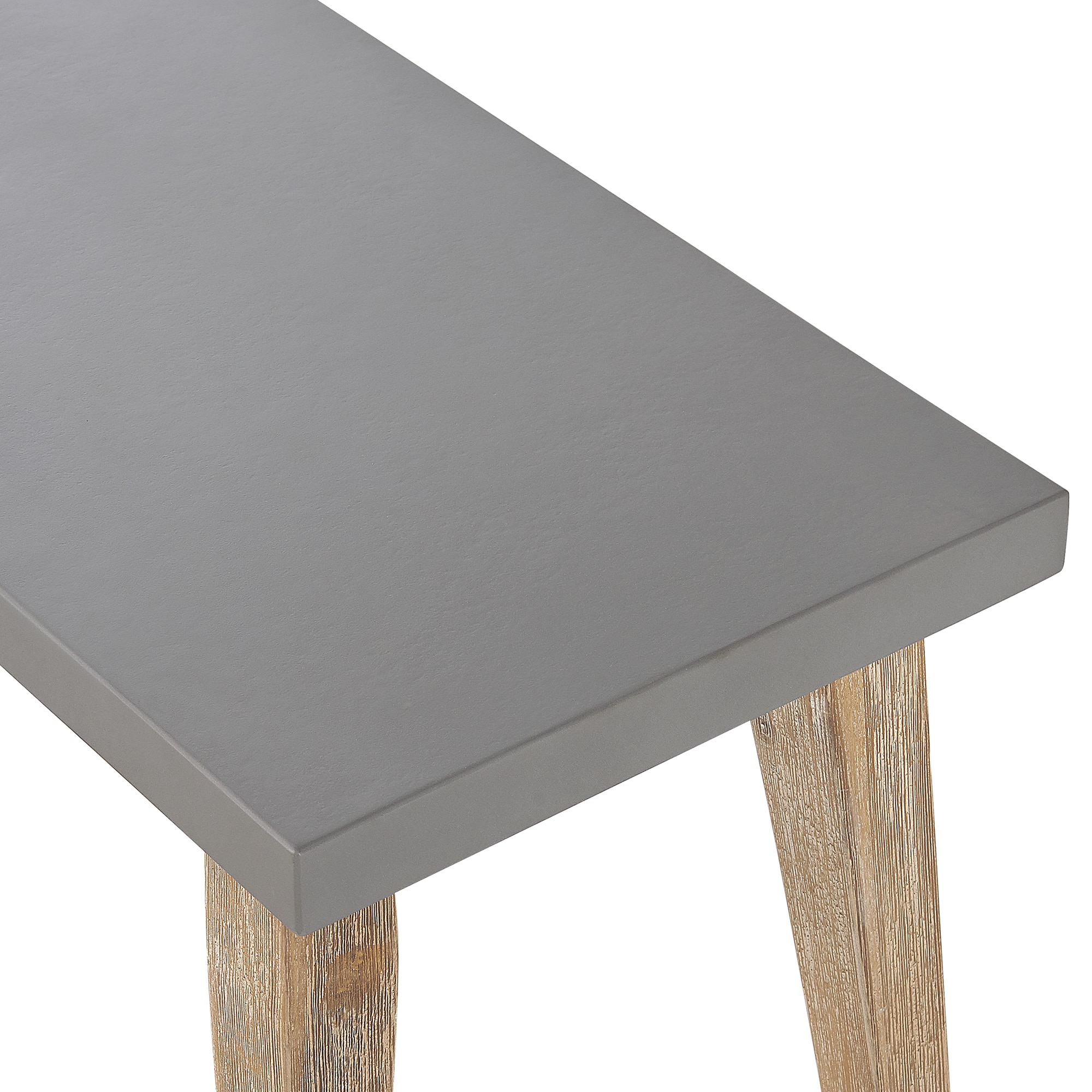 Kültéri kerti pad beton lap szürke fa alap 3 ember kapacitás Modern ...