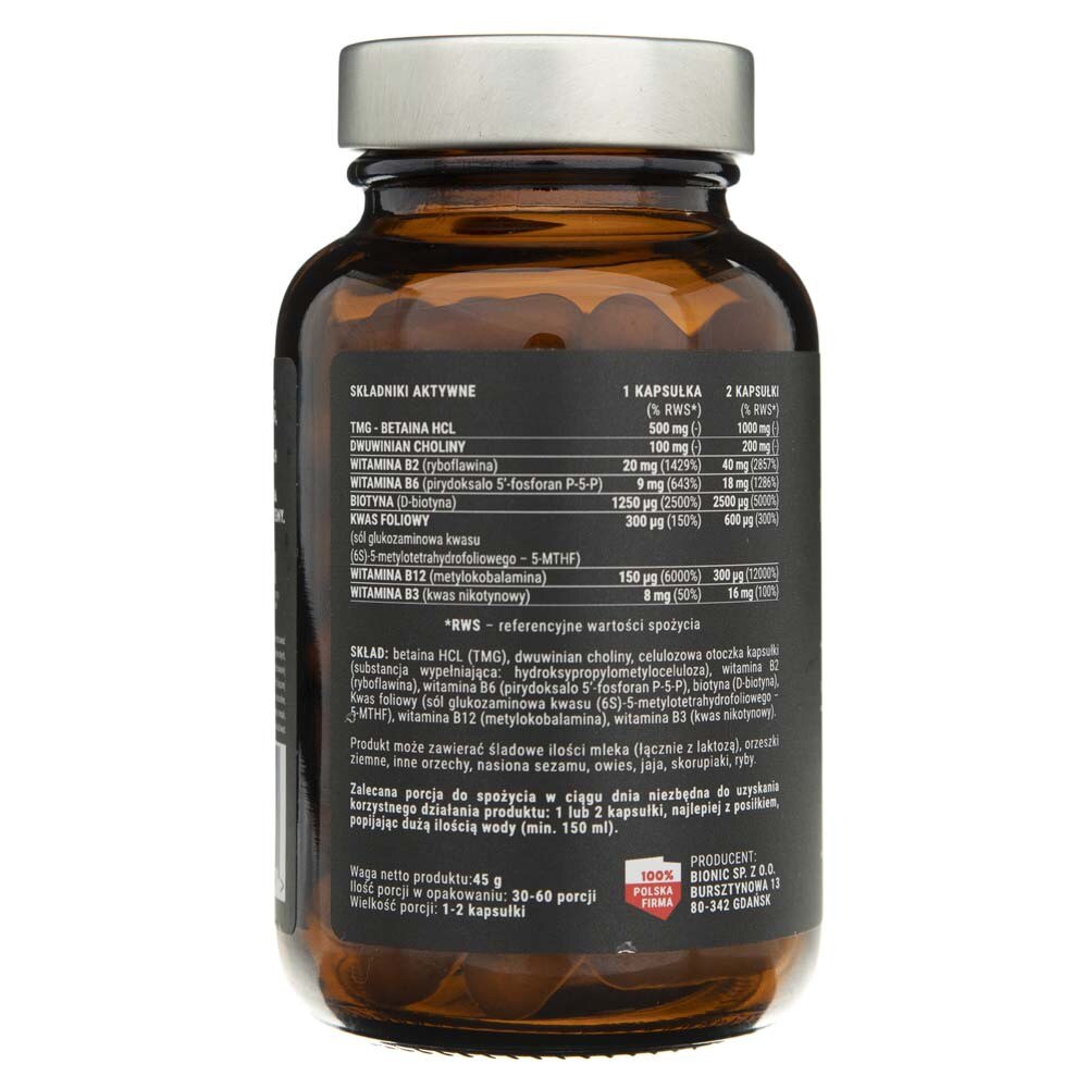 Supliment alimentar Bionic, blocant de homocisteina, 60 capsule - eMAG.ro