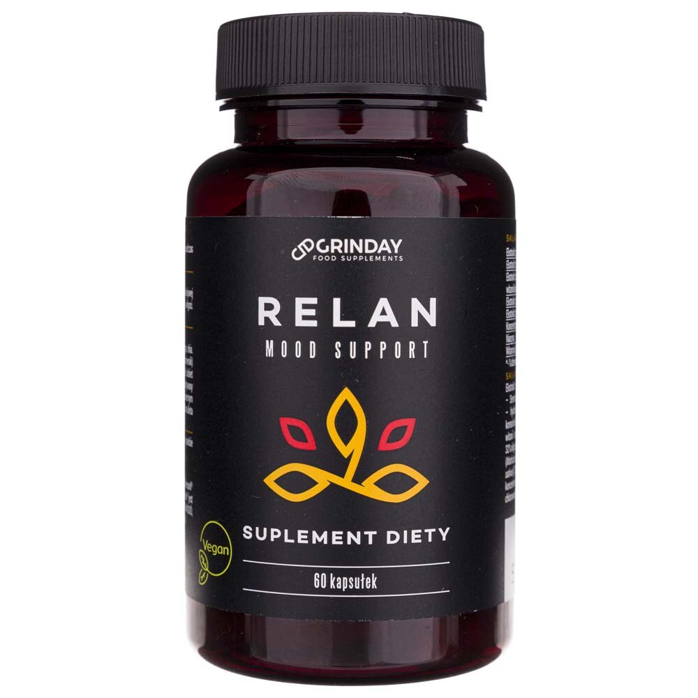 Supliment alimentar Grinday, Relan Mood Support, 60 capsule - eMAG.ro
