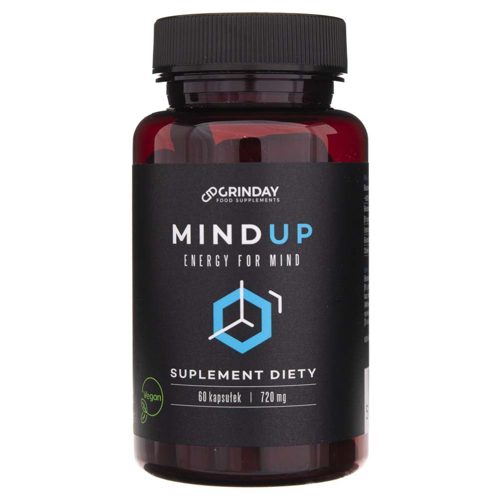 Supliment alimentar Grinday Mind Up Energy For Mind, 60 capsule - eMAG.ro