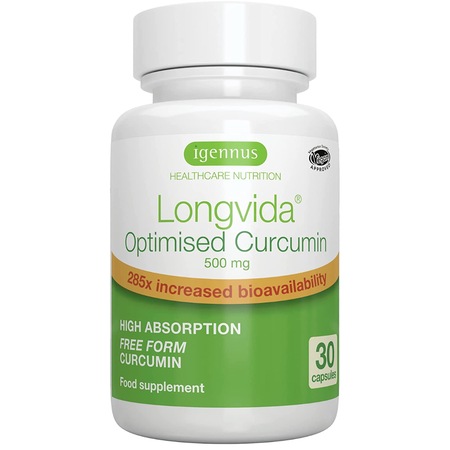 Supliment alimentar, Longvida Curcumina Optimizata, 500 mg, 30 capsule ...