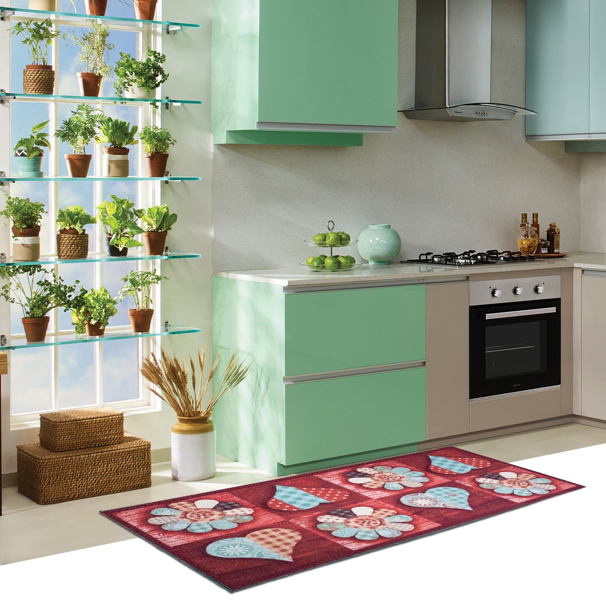 Covor tip traversa SAM Art 3 Lug, 80x200 cm, grosime 3.5 mm, 1000g/mp ...