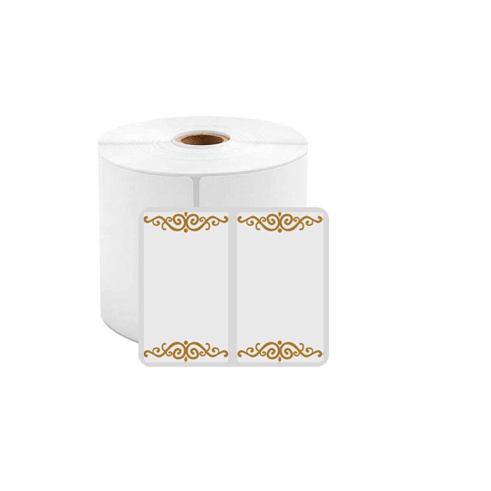 Etichete termice universale duble 25 x 30mm model Fu Rong, permanente ...