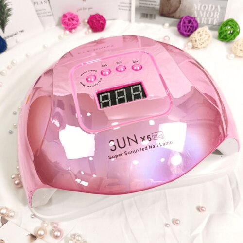 SUN x5 Plus UV/LED műkörmös lámpa 80 W 36 LED pink SHINY - eMAG.hu