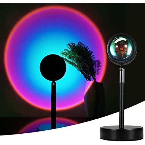 Lampa led GREATON® cu proiectie curcubeu, pentru dormitor, conectare pe ...