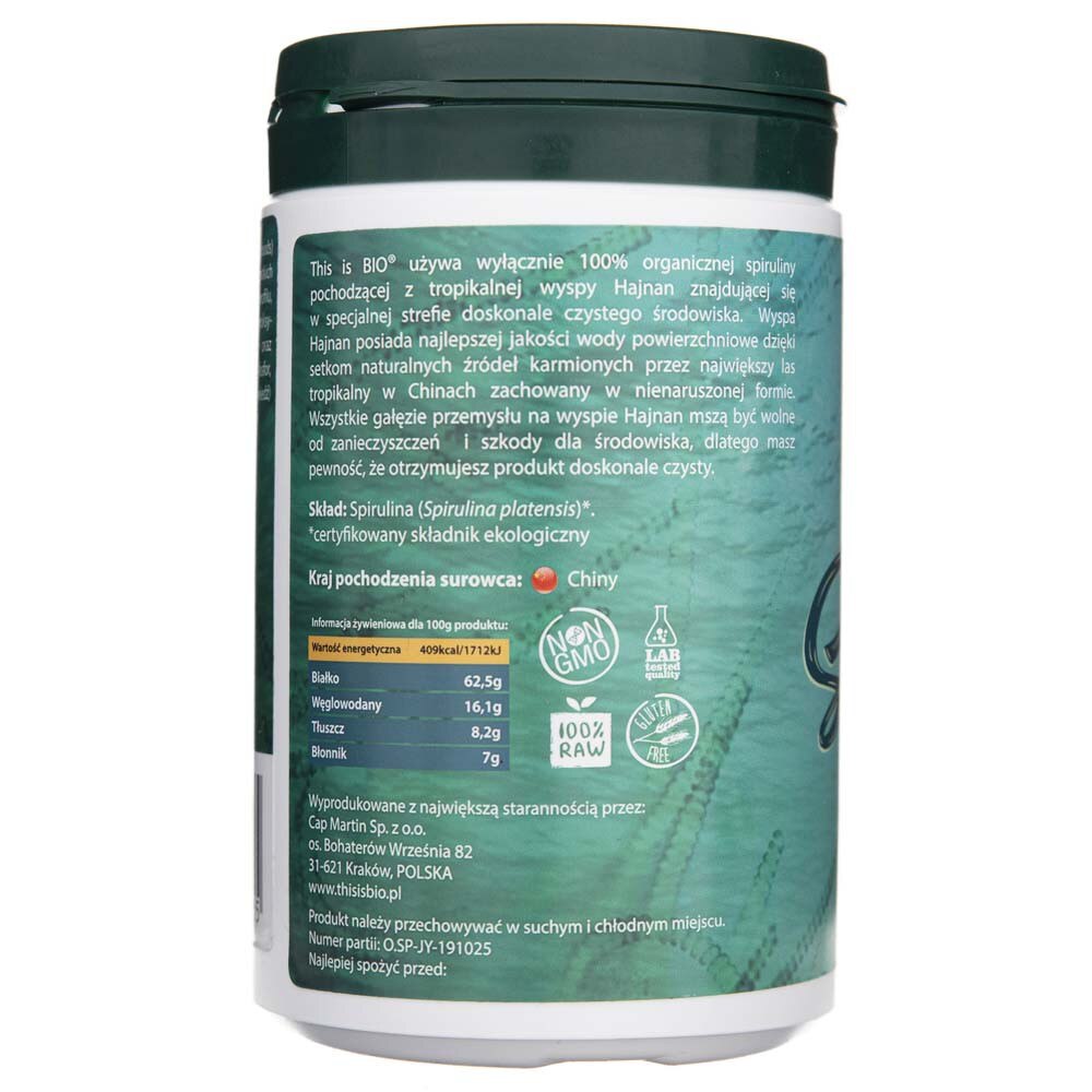 Supliment alimentar This is Bio, Spirulina, 100% organic, 230 ...