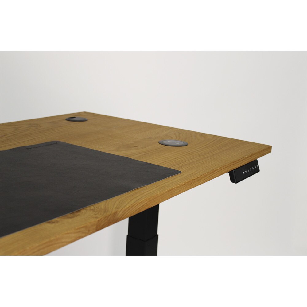Birou Reglabil Upgrade Pro, tavita cabluri, desk pad, trecere cabluri ...