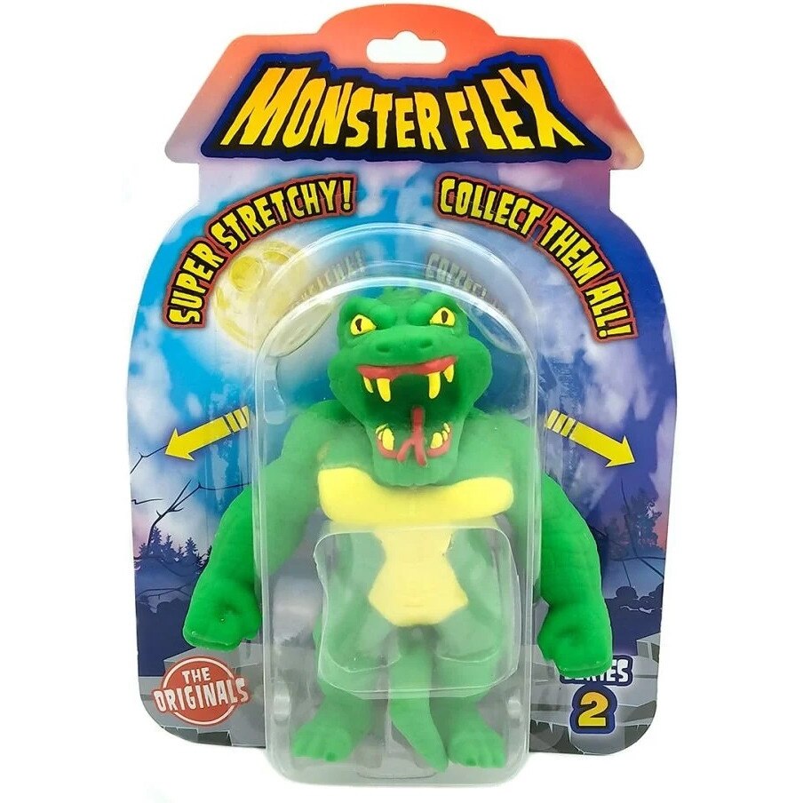 Figurina flexibila Monster Flex, Reptile Slime Monster, 15 cm - eMAG.ro