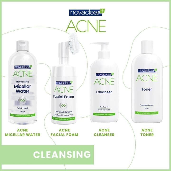 Spuma faciala anti-acnee, Acne Novaclear, 100ml - eMAG.ro