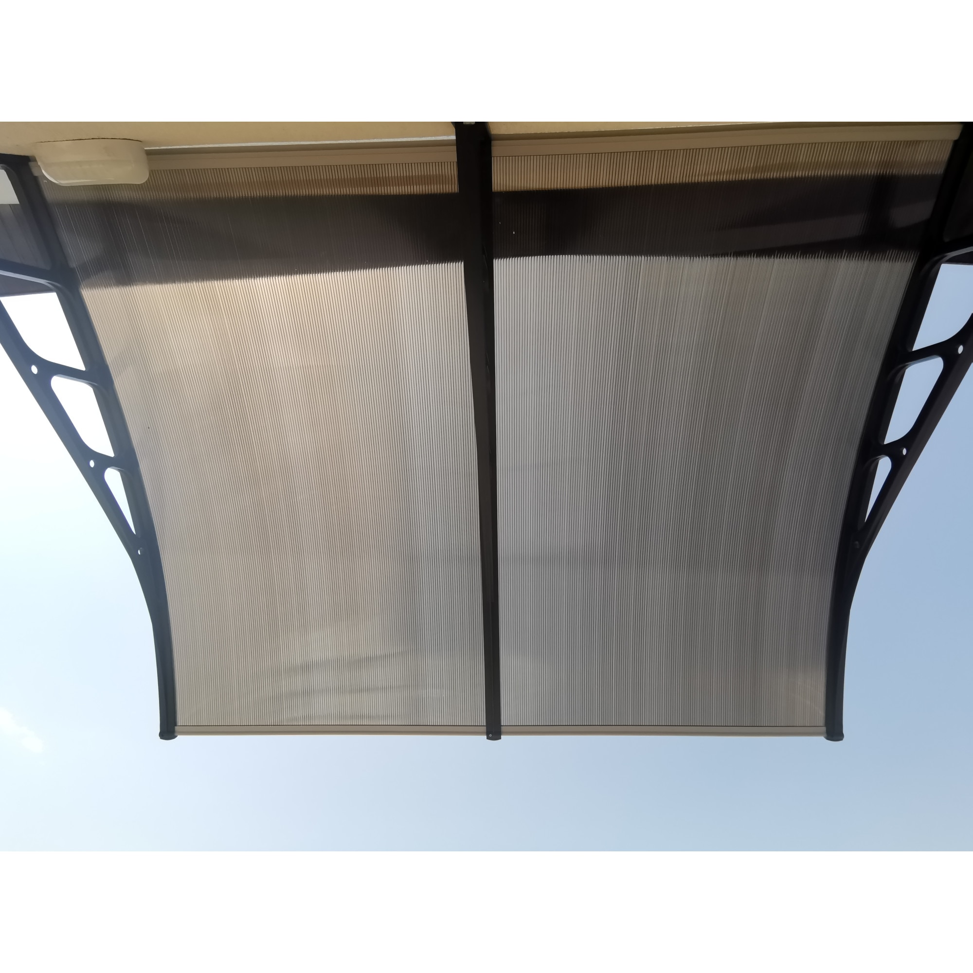 Copertina, marchiza modulara, Policarbonat celular, Bronz transparent ...