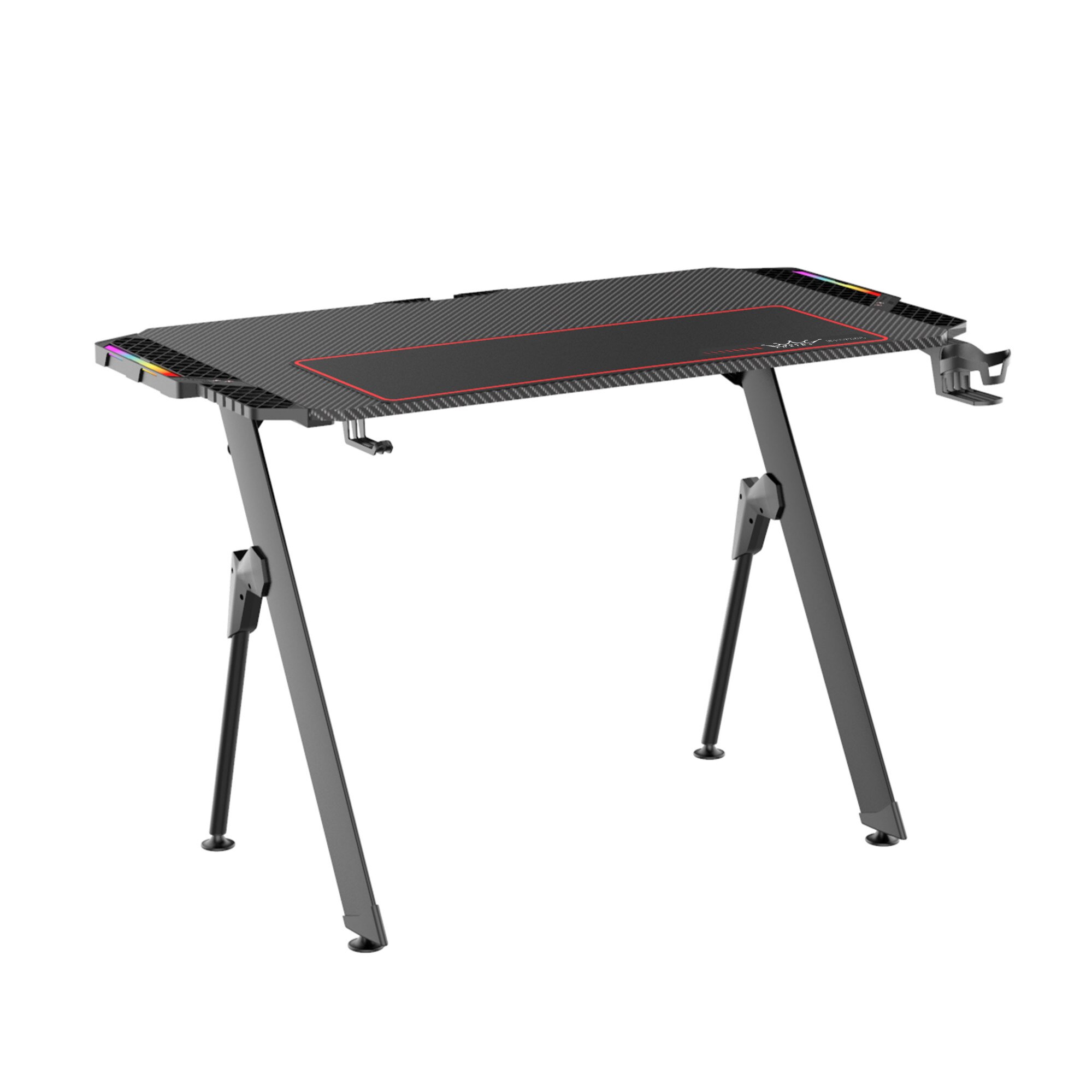 Birou gaming Arka Mario Z18, RGB LIghting, 100 x 60 cm - eMAG.ro