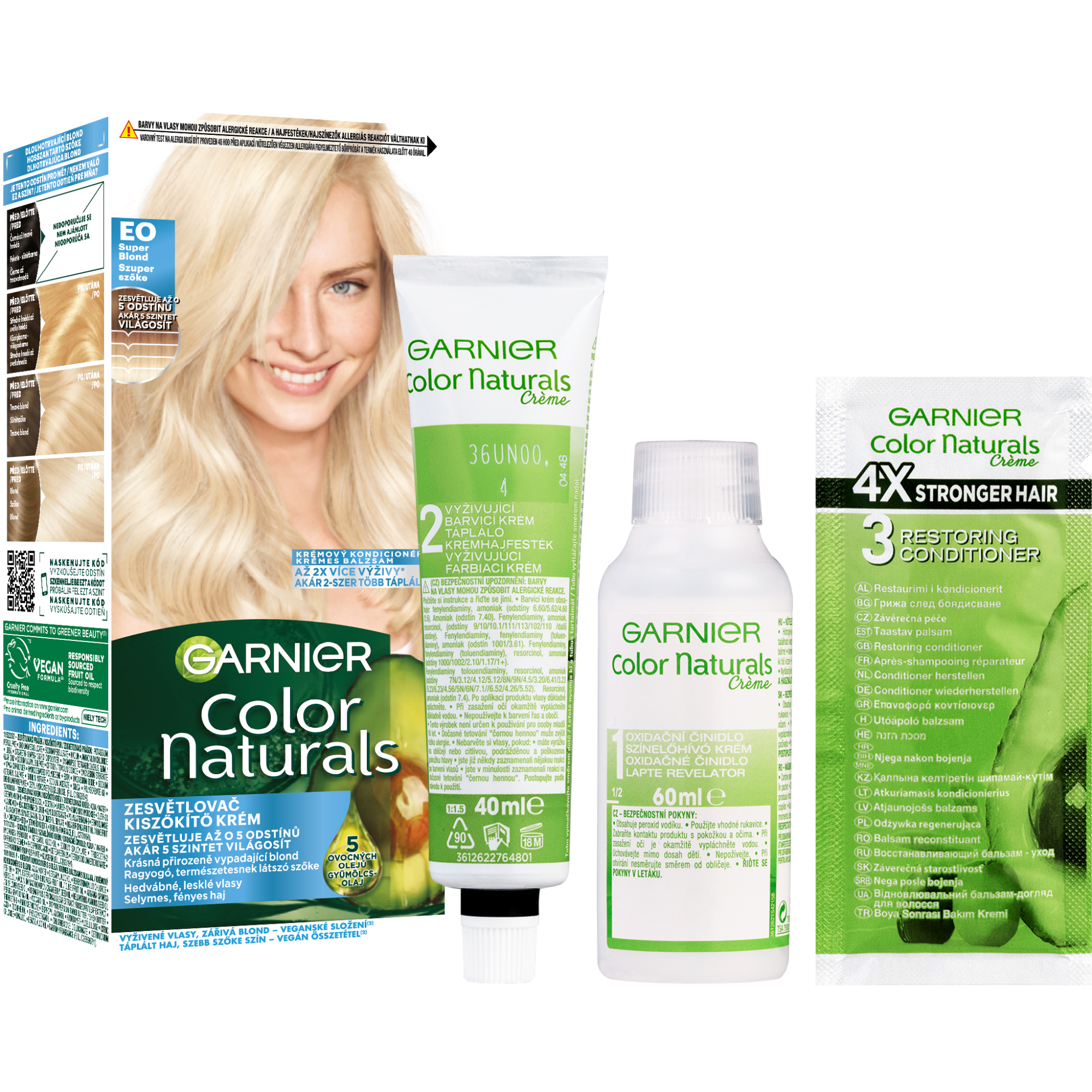 Vopsea de par permanenta Garnier Color Naturals, decolorare E0 - eMAG.ro