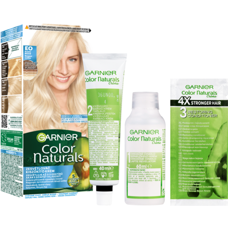Vopsea de par permanenta Garnier Color Naturals, decolorare E0 - eMAG.ro