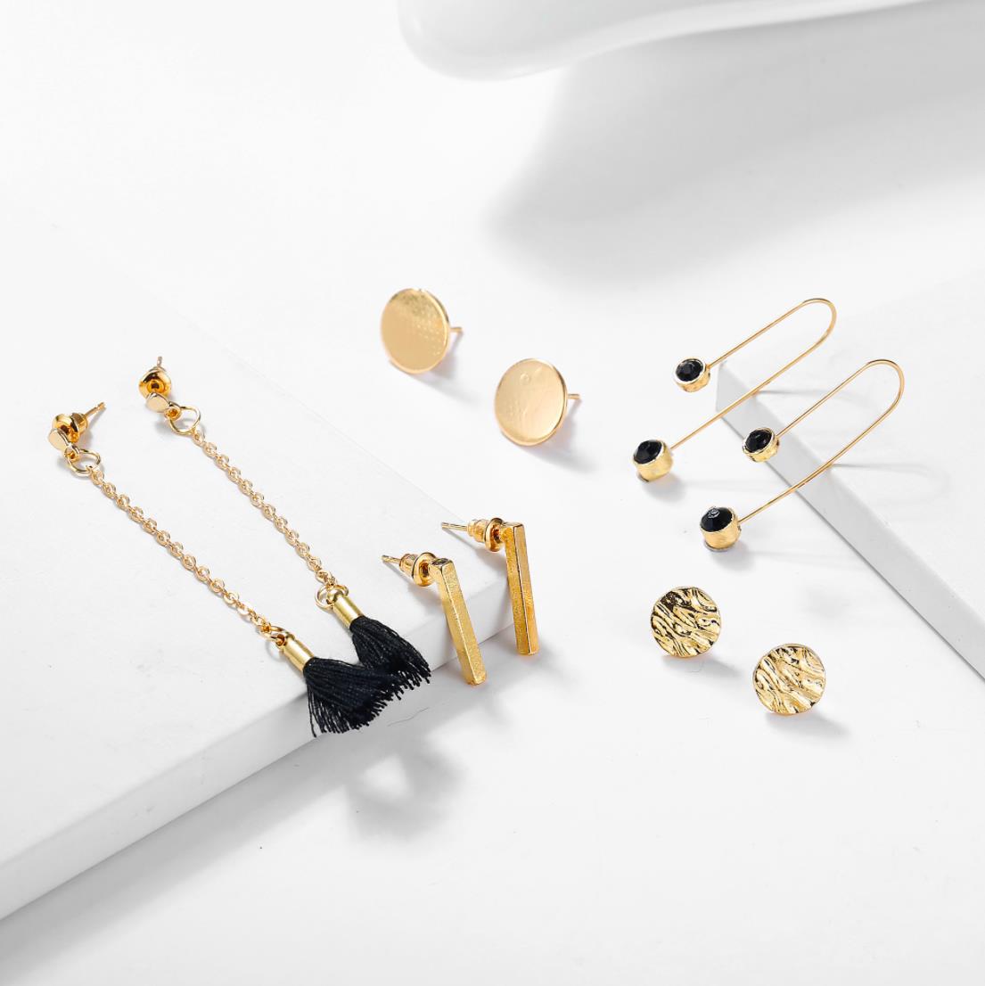 Set 10 cercei k100-2, Pili-Paradise, Auriu - eMAG.ro