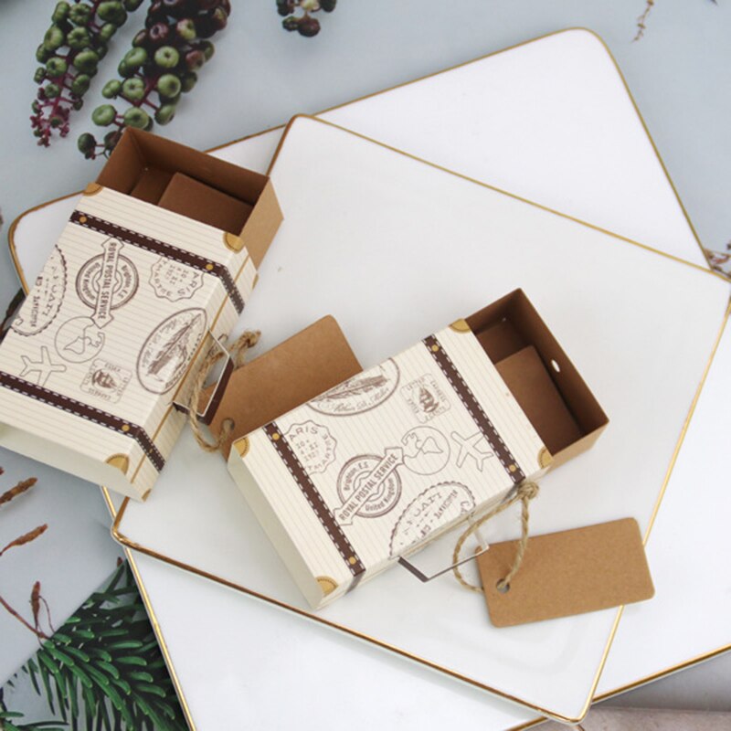 Set 50 de cutii pentru bomboane, GOGOU®, Maro - eMAG.ro