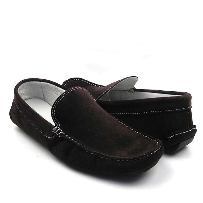 Mocasini din piele intoarsa Peter, maro, 42 - eMAG.ro