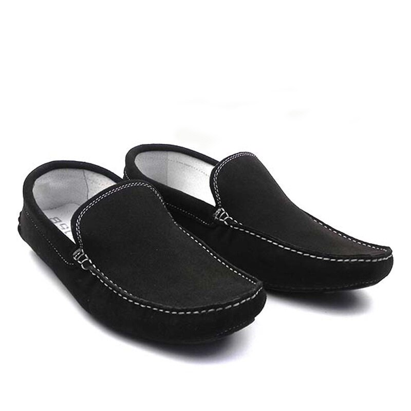 Mocasini din piele intoarsa Peter, maro inchis, 42 - eMAG.ro