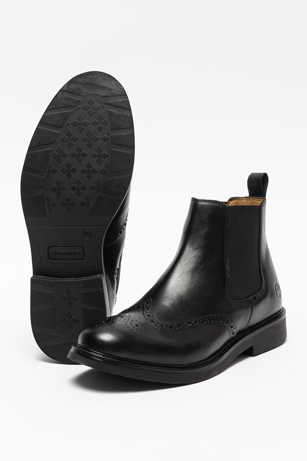 Lumberjack, Кожени боти Connery Chelsea, Черен, 44 - eMAG.bg