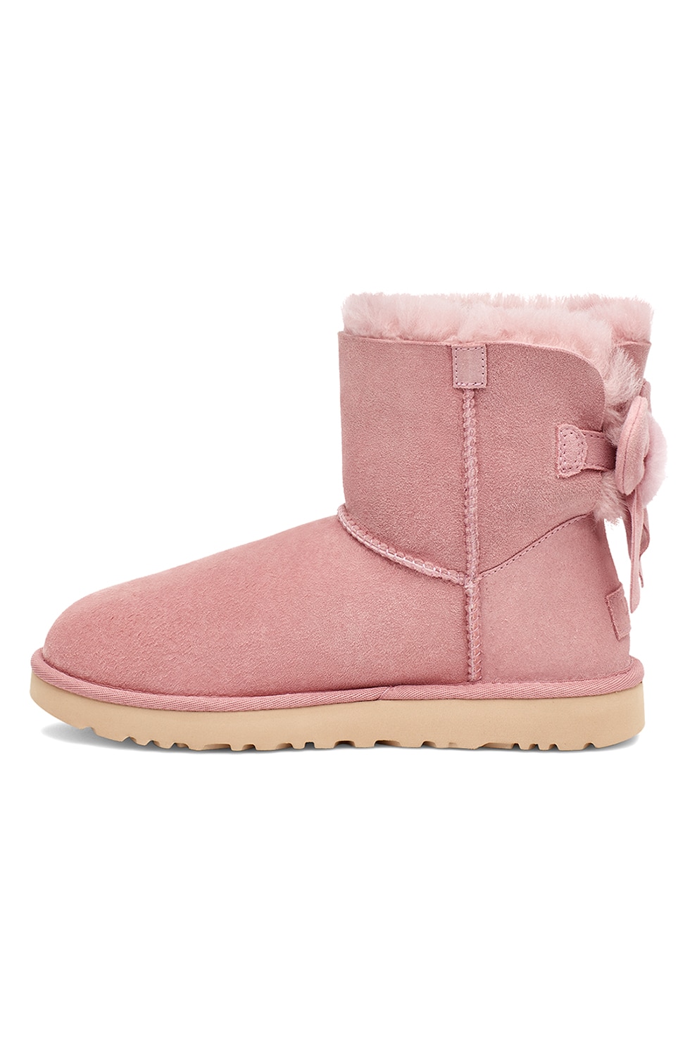 UGG, Ghete cu funda fara inchidere Mini Bailey Fluff, Roz, 5 - eMAG.ro