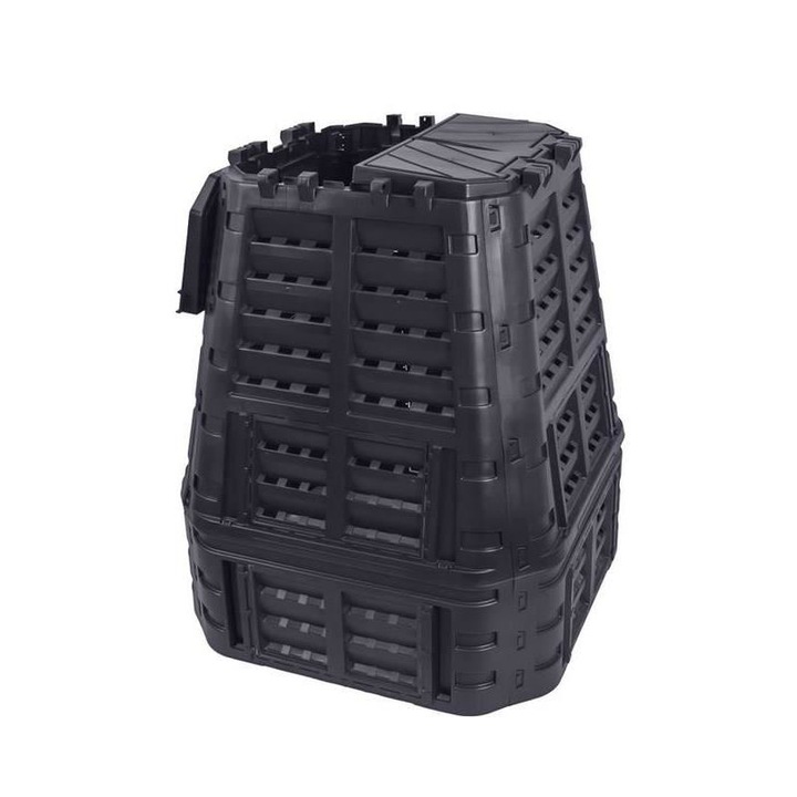 Compostor de gradina, 740 L, negru - eMAG.ro