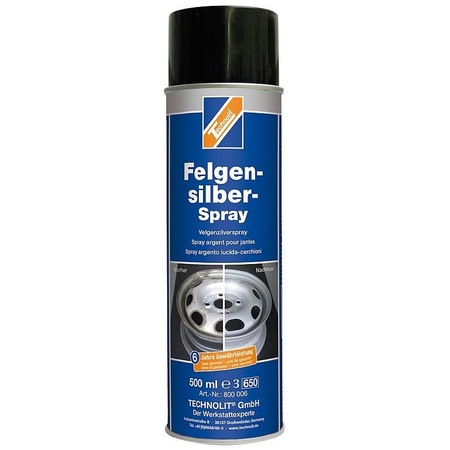 Spray argintiu pentru jante, 500 ml, Technolit 800006 - eMAG.ro