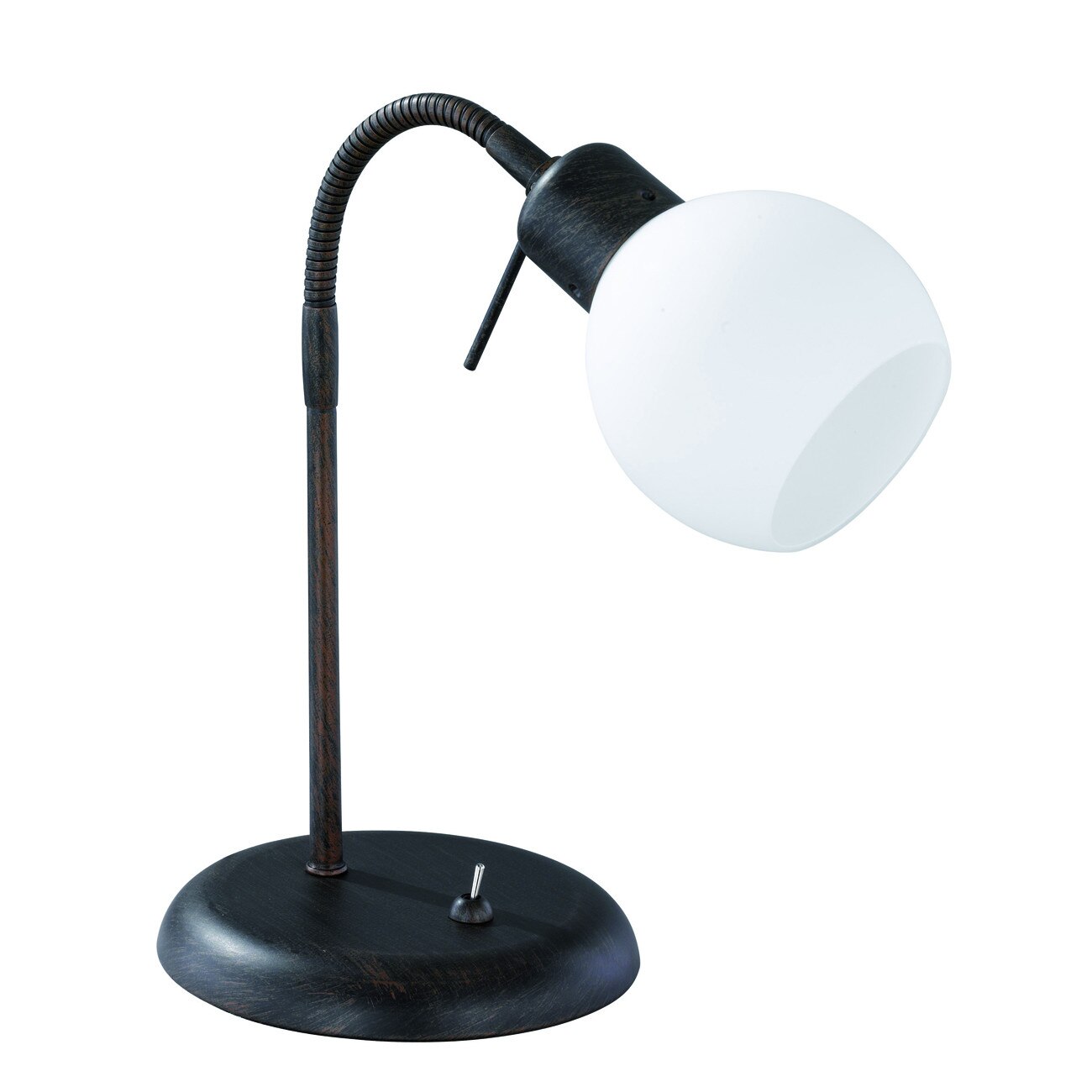 Veioza LED Freddy, 524810128, Ruginiu, LED 40W, Lumina Calda, 320lm ...