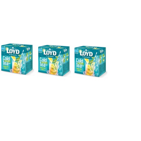 Pachet Promo Ceai LOYD Cold Infusion Tea Lemon, Lime & Mint 3x12 Buc ...