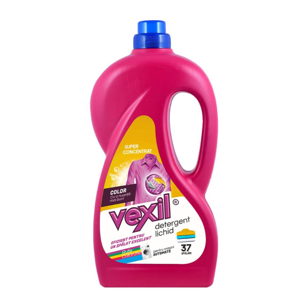 Detergent Lichid pentru Rufe Vexil Color, 1.5L, 37 Spalari - eMAG.ro