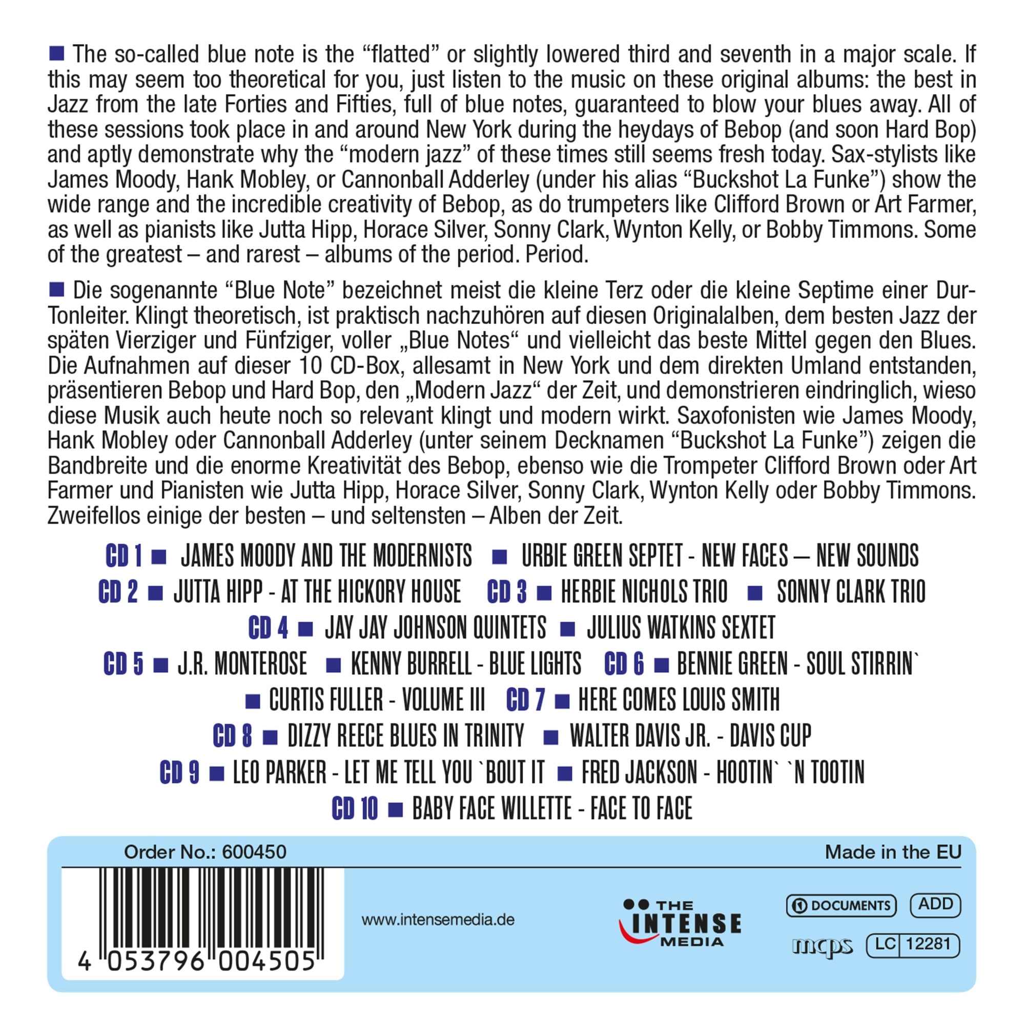 Blue Notes Vol.2 - Milestones Of Jazz Legends (10CD) - eMAG.ro