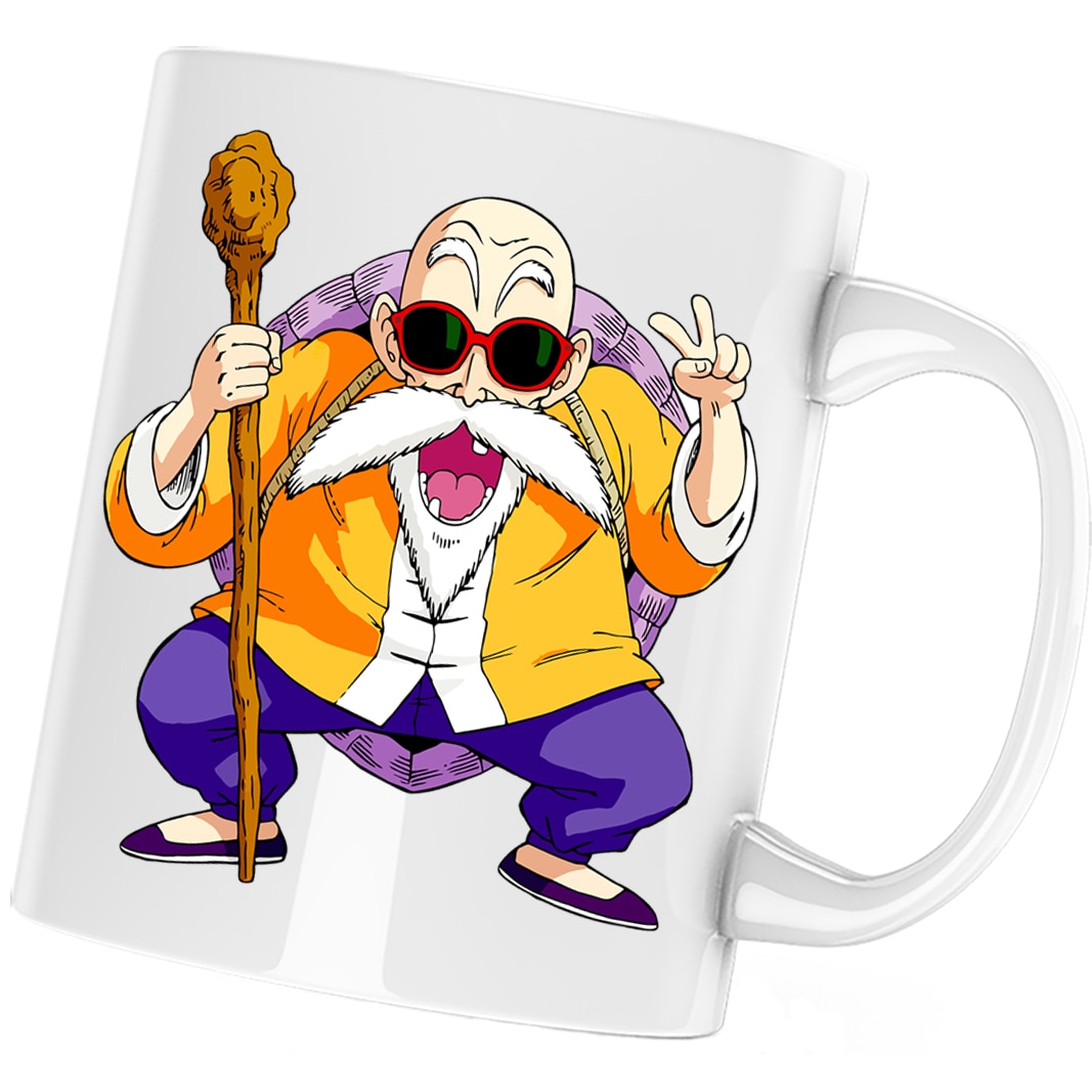 Cana Dragon Ball Z Master Roshi Sensei Profesor Socru, alba, 330 ml ...