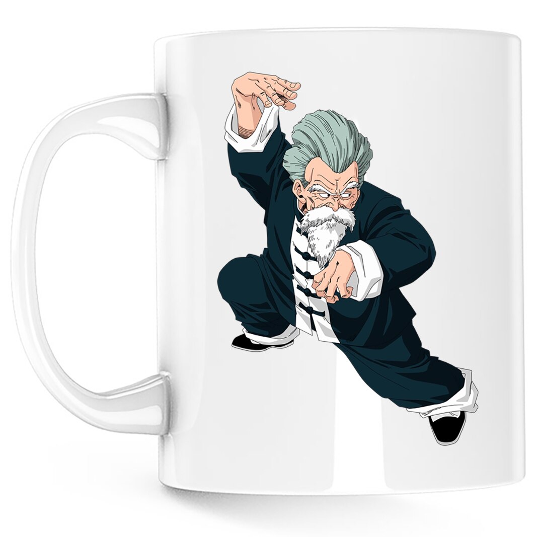 Cana Dragon Ball Z Sensei Roshi Zen Yin Yang Reiki, alba, 330 ml - eMAG.ro