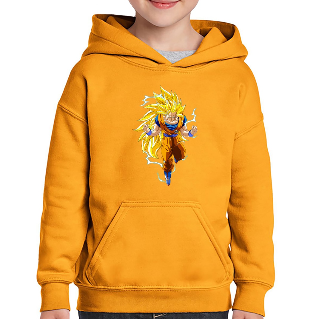 Детски суичър Dragon Ball Z Goku Hacker Youtuber, оранжев, размер 128 ...