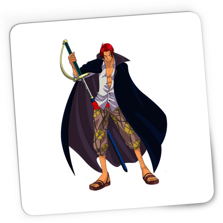 Подложка за мишка Gaming One Piece Shanks Roger Pirates Spadasin, 21x19 ...
