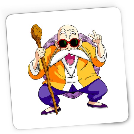 Mousepad Gaming Dragon Ball Z Master Roshi Sensei Profesor Socru, 21x19 ...