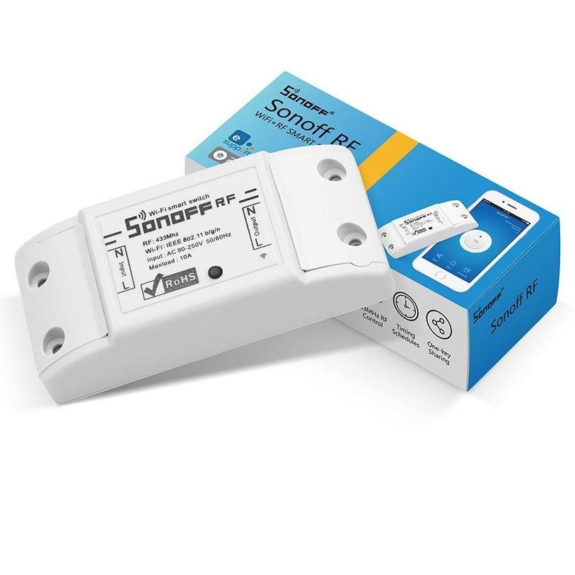Releu Sonoff, Rf, R2, rele wireless, 1 canal, 10A, SONOFF RF R2 - eMAG.ro