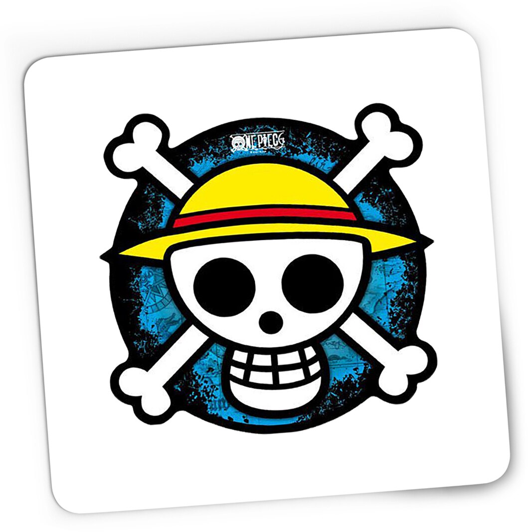 Mousepad Gaming One Piece Crew Logo Monkey D Luffy Anime Manga, 21x19 ...