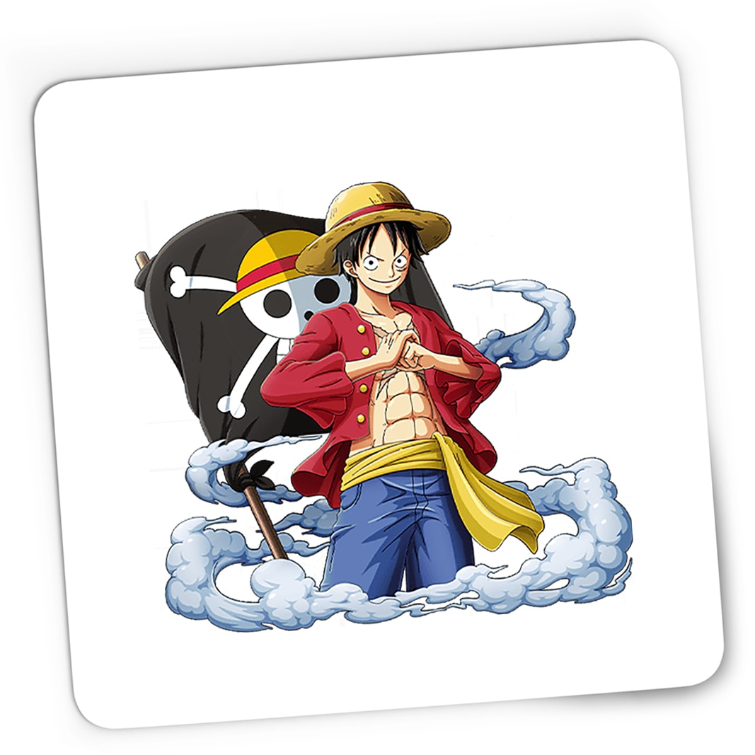 Mousepad Gaming One Piece Steag Pirati Monkey D Luffy, 21x19 cm - eMAG.ro