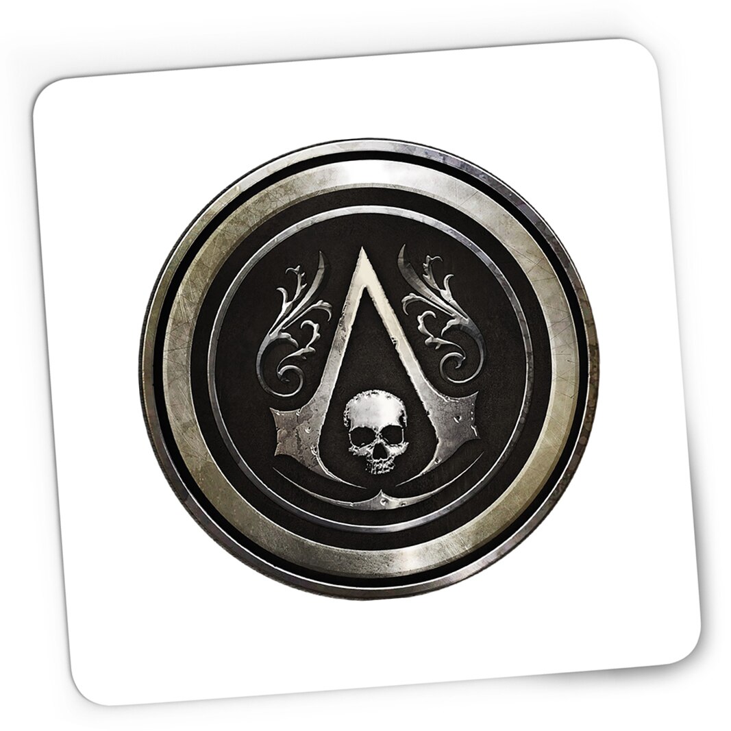 Gaming Egérpad Assassin's Creed Silver Coin Skull, 21x19 cm - eMAG.hu