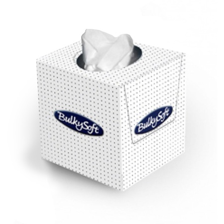 Pachet 90 de Servetele Batiste, BulkySoft Cube, 2 Straturi, Albe - eMAG.ro