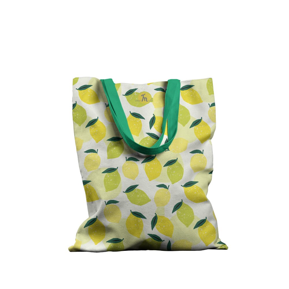 Geanta Handmade Tote Basic, Mulewear, Botanic Plante Flori Lamai Crude ...