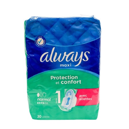 Absorbante Intime Always Maxi Protection and Comfort, Marimea 1, 20 Buc ...