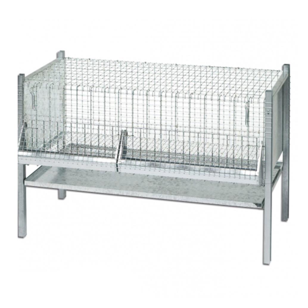 Cusca pentru gaini, ITA H&G, 100x60x65cm, Argintiu - eMAG.ro