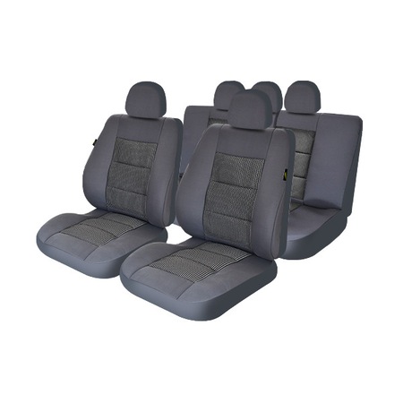 Set huse scaune auto Premium Lux, Material Textil, 11 piese, Smartic ...