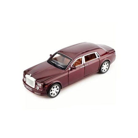 Masina Rolls Royce Phantom metalica, usile mobile, Maro, 18 cm - eMAG.ro